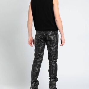 DSQUARED | Pants | Dsquared Black Leather Pants | Poshmark